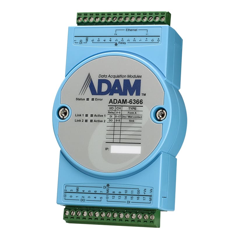ADAM-6300 系列 【OPC UA I/O Modules】 for IoT Digitalization