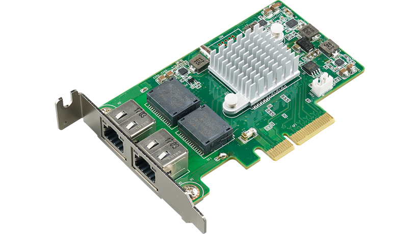PCIE-1221PS-00A1E-Dual 10G PersCard (10GBase-T) w.Intel X550